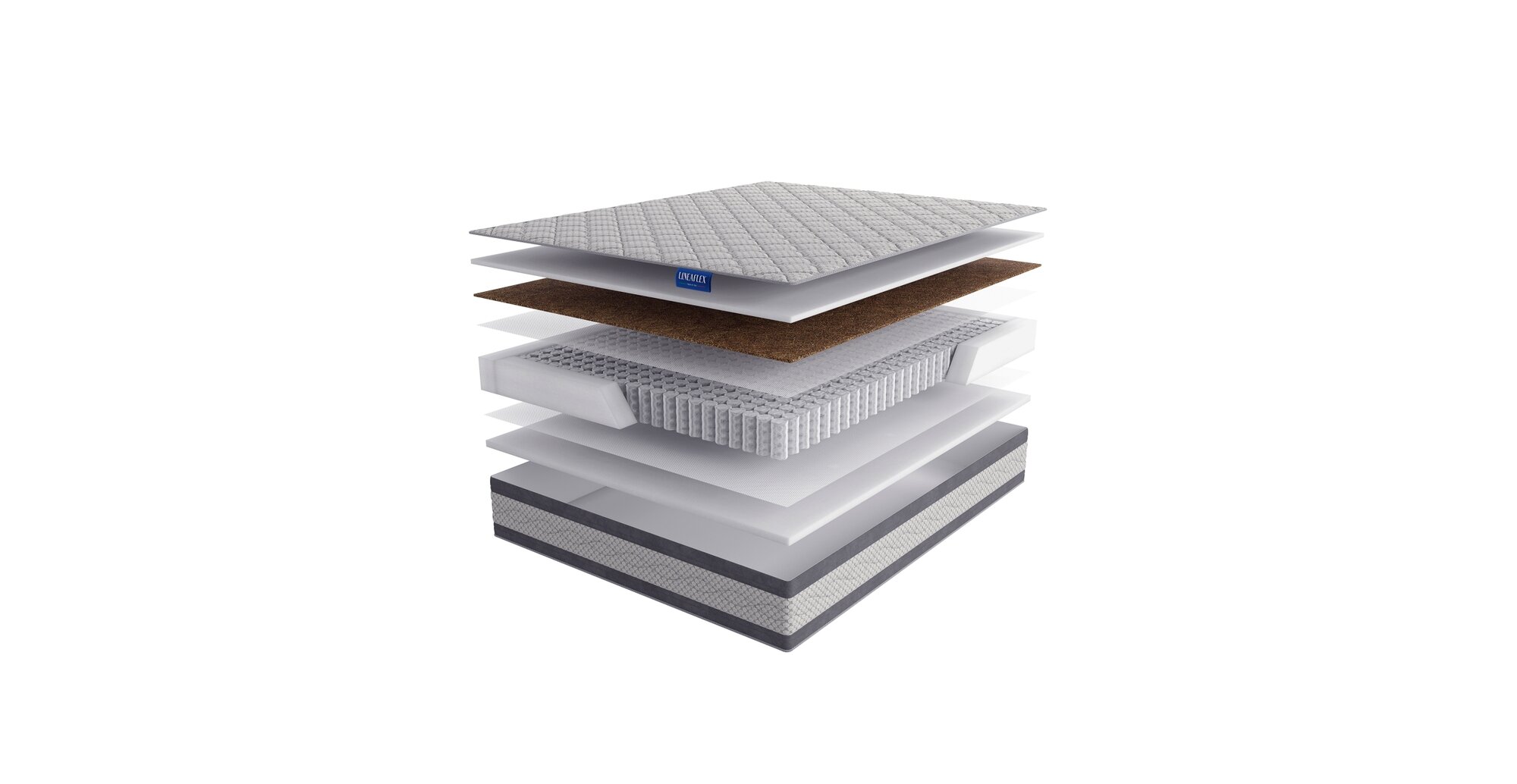 Матрас Lineaflex Pavana 180х200 серии Grigio, высота 25 см