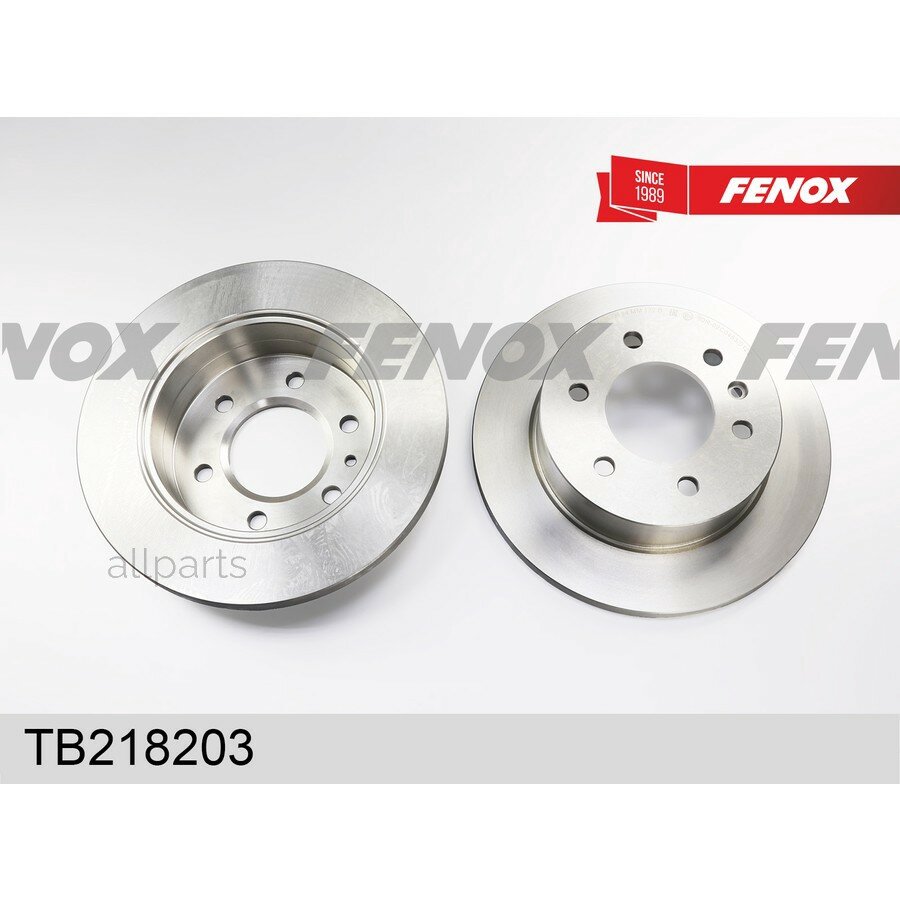 FENOX TB218203 Диск торм. зад. MB Sprinter 06- VW Crafter 06-
