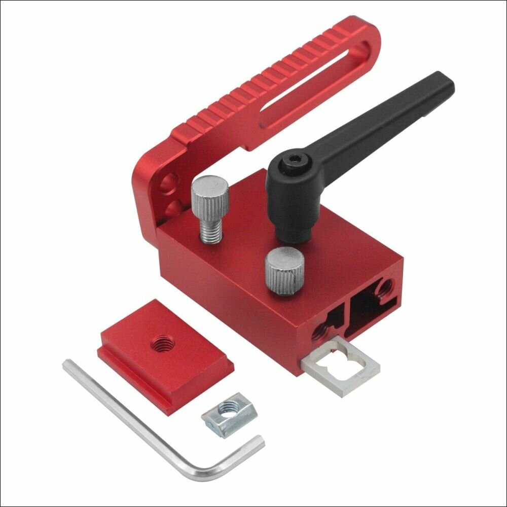 Точный алюминиевый ограничитель торцовочной направляющей 75 типа для Т-образного паза столярных работ