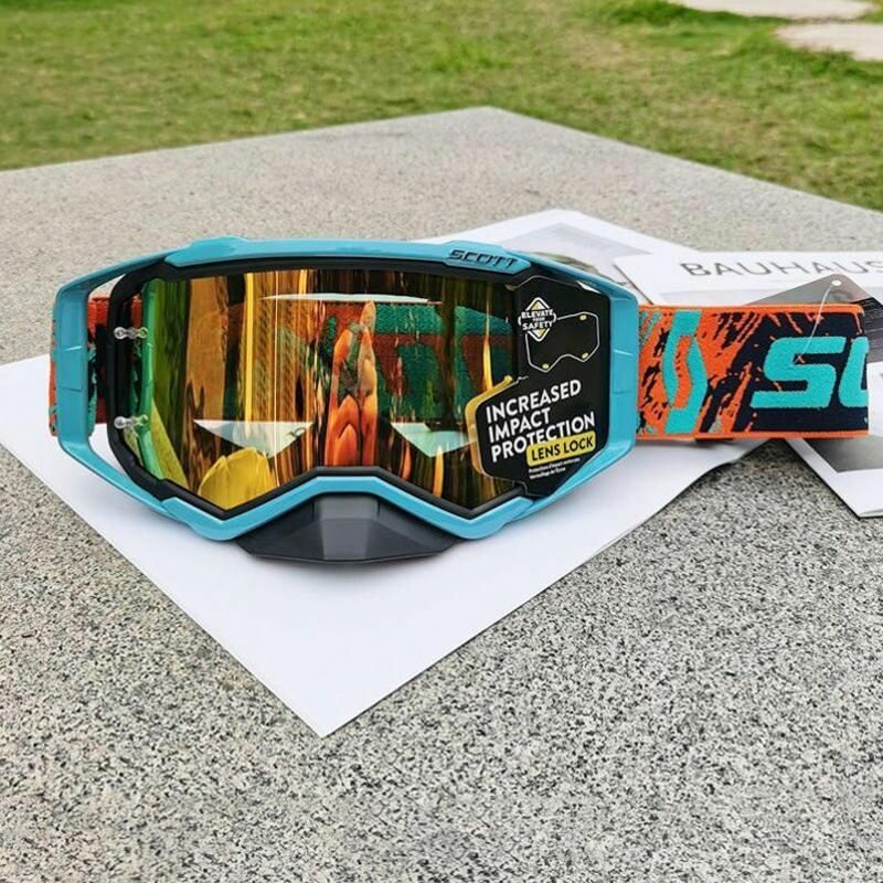 Мотоциклетные очки SCOTT, UV400, Очки для мотокросса, ATV, MTB, эндуро, внедорожный