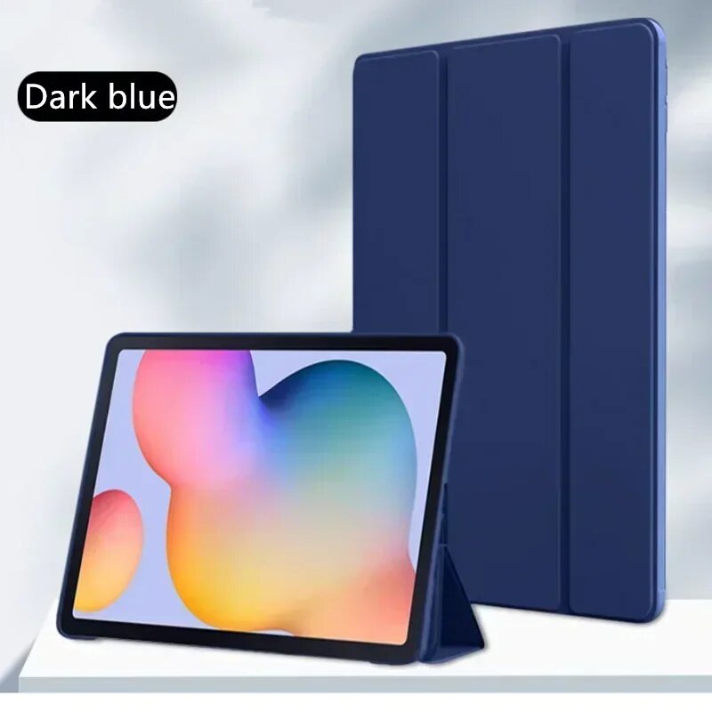 Чехол для Samsung Galaxy Tab S6 lite 10,4 дюйма, складной силиконовый мягкий магнитный кожаный смарт-чехол для планшета s6 lite SM-P625 P613 P610