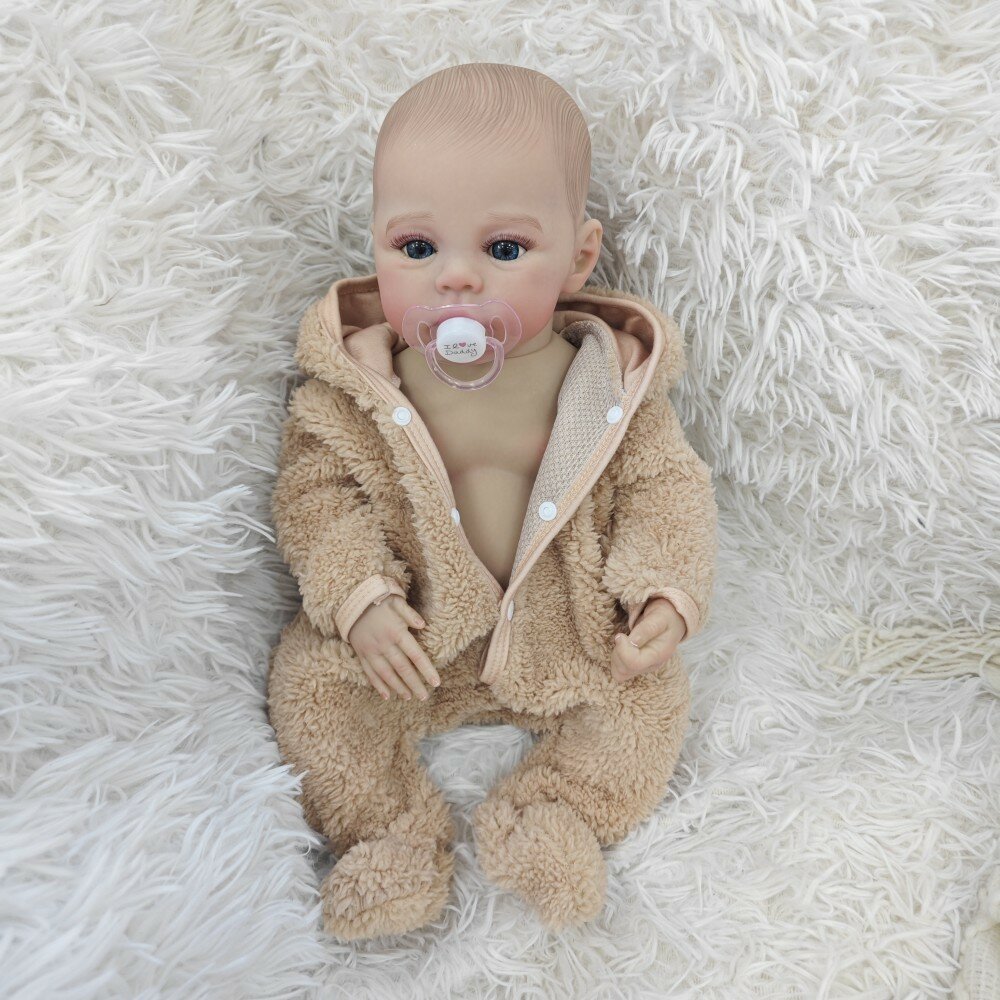 19-дюймовая полноразмерная силиконовая кукла-младенец для мальчиков и девочек, реалистичная кукла-младенец, кукла для купания.