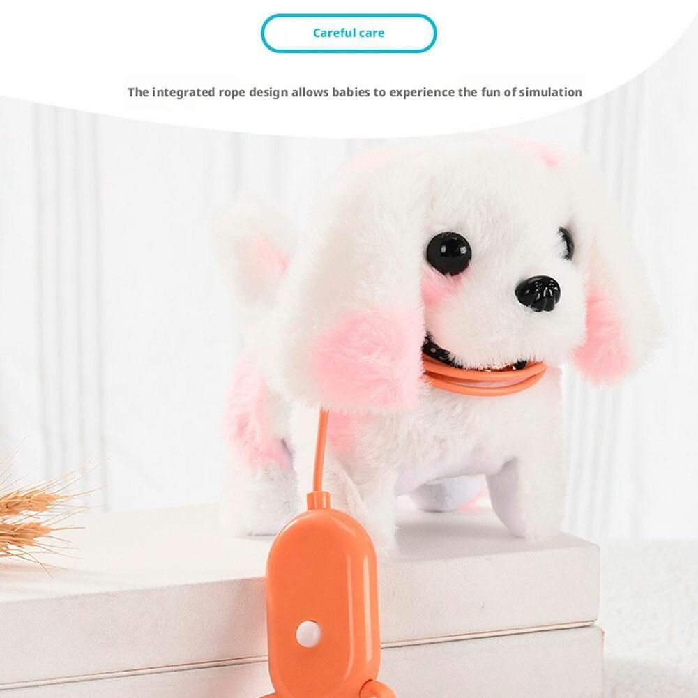 Интерактивная собака "Любимый питомец", щенок, на пульте управления, ходит на пульте-поводке