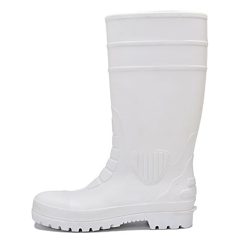 Противоударные противопрокольные защитные ботинки, предотвращающие наводнения, аварийные сельскохозяйственные ботинки, стальной носок, стальная подошва, дождевые сапоги, высокие, толстая подошва, ПВХ, ТПР