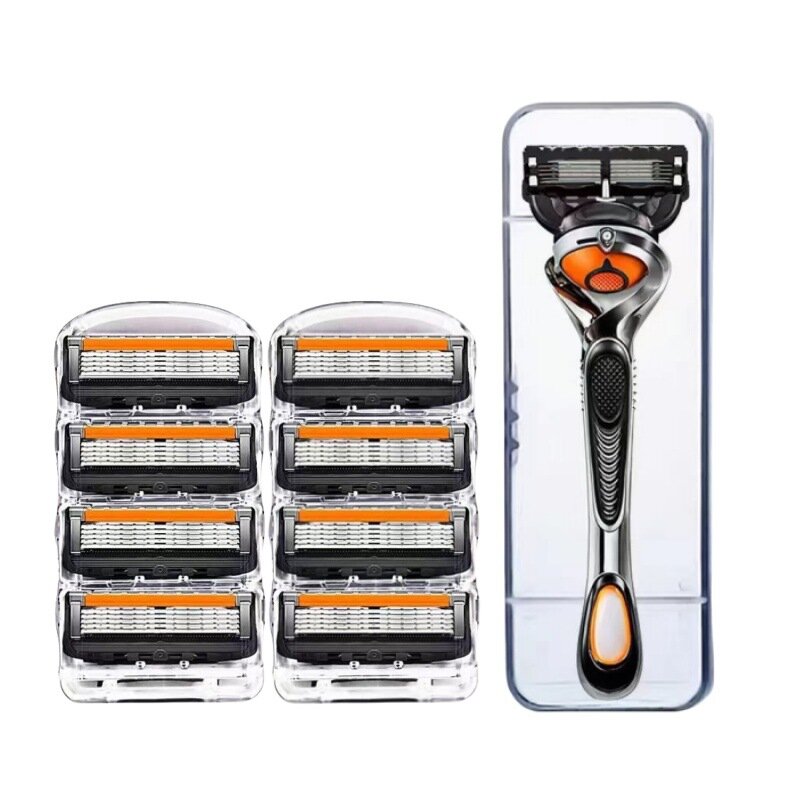 Бритва Gillette Wind Speed 5 Blade Wind Stealth, ручная бритва для мужчин с устойчивыми и гладкими лезвиями, немецкое мастерство, 5 лезвий