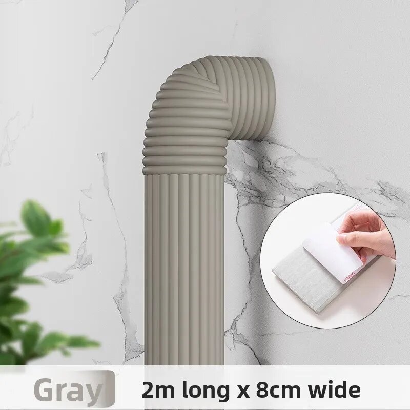 ПВХ изоляционная втулка для труб Grey