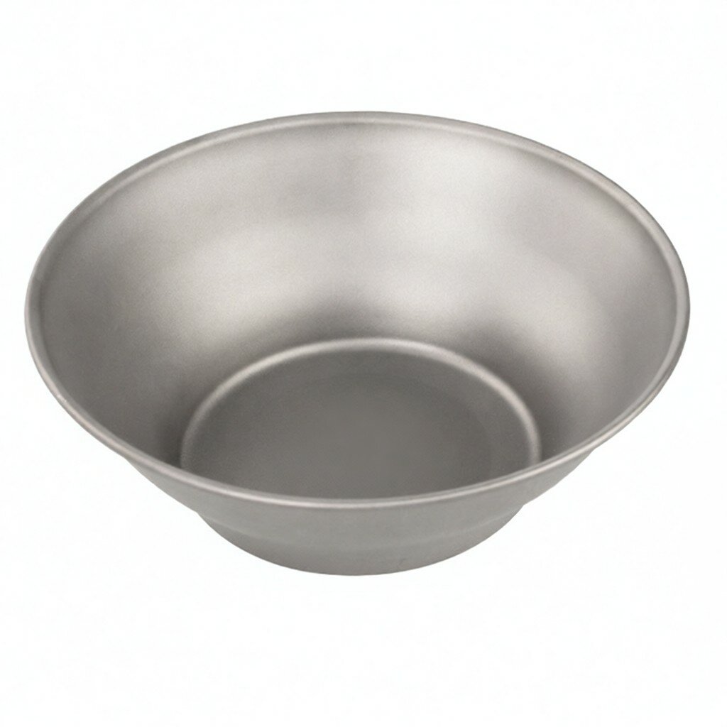 Тарелка миска титановая ультралегкая посуда титановая для похода кемпинга горных походов готовки, объем 300мл/600мл, тарелка 7 дюймов, толщина 0.4мм, вес 31г/53г/51г, материал титан