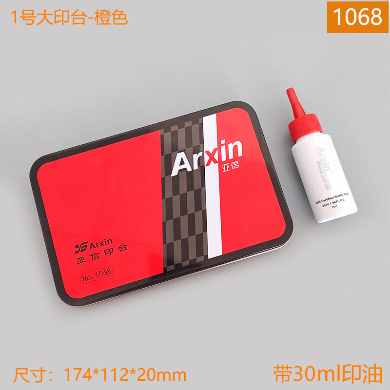 Большой быстросохнущий штемпельный блок красного и черного цветов, для отпечатков рук и ног, квадратный штемпельный блок, большая заготовка для штампа, многоцветный штемпельный блок.
