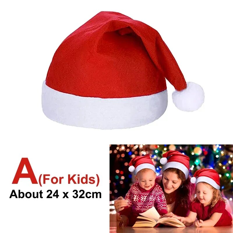 Рождественские плюшевые шапки Санта Клауса Thin for Kids