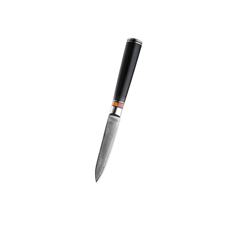 Набор кухонных ножей: дамасский нож шеф-повара, нож для нарезки, нержавеющая сталь, маленький овощной нож, хлебный нож, сантоку