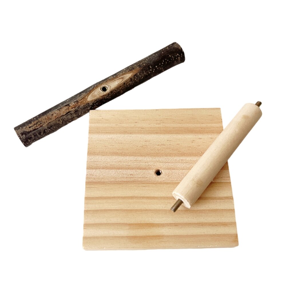 Птичий насест Натуральная Деревянная Подставка для Попугаев Принадлежности для Конуры Подставка для Волнистых Попугайчиков Когтеточки для Маленьких Средних Попугаев Подставка Игрушка