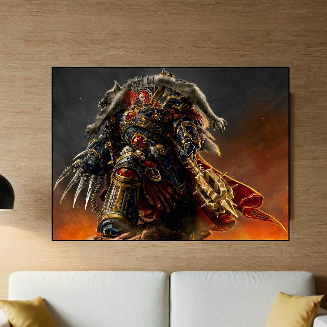 Картина на металле Хорус, Warhammer 40 000, 20*30см