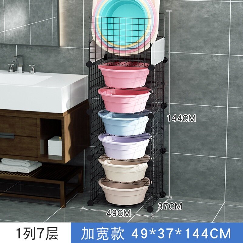 Стойка для хранения в ванне, подставка для умывальника, напольная стойка для детской ванночки, большой держатель для раковины в ванной