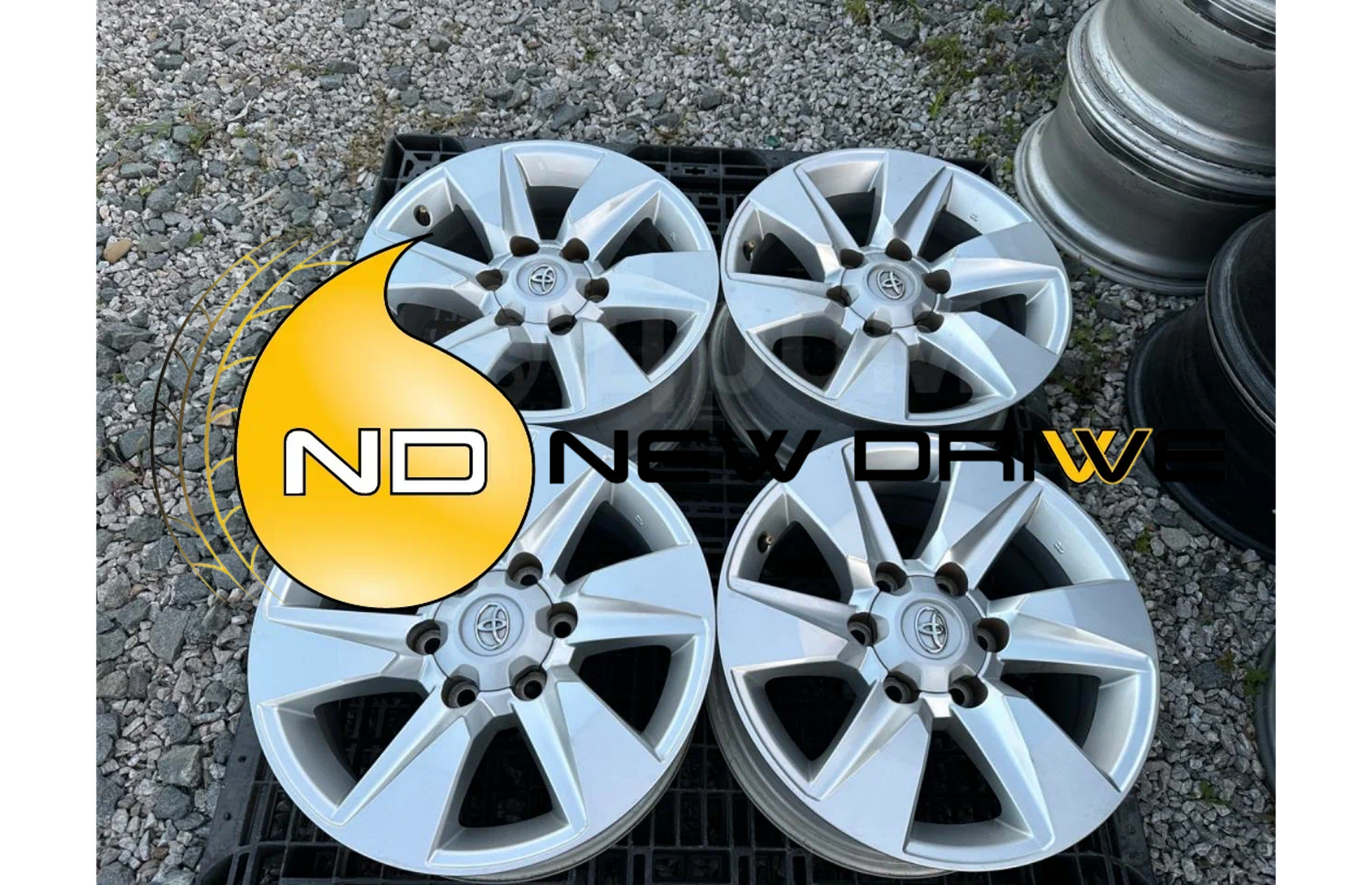 Диски автомобильные R17 Toyota Land Cruiser Prado , 17 дюймов, 6х139.7 (7.5J, ET25) Диски сняты с нового автомобиля в Японии ( Тойота Ленд Крузер Прадо) Fortuner, Hilux 4шт.