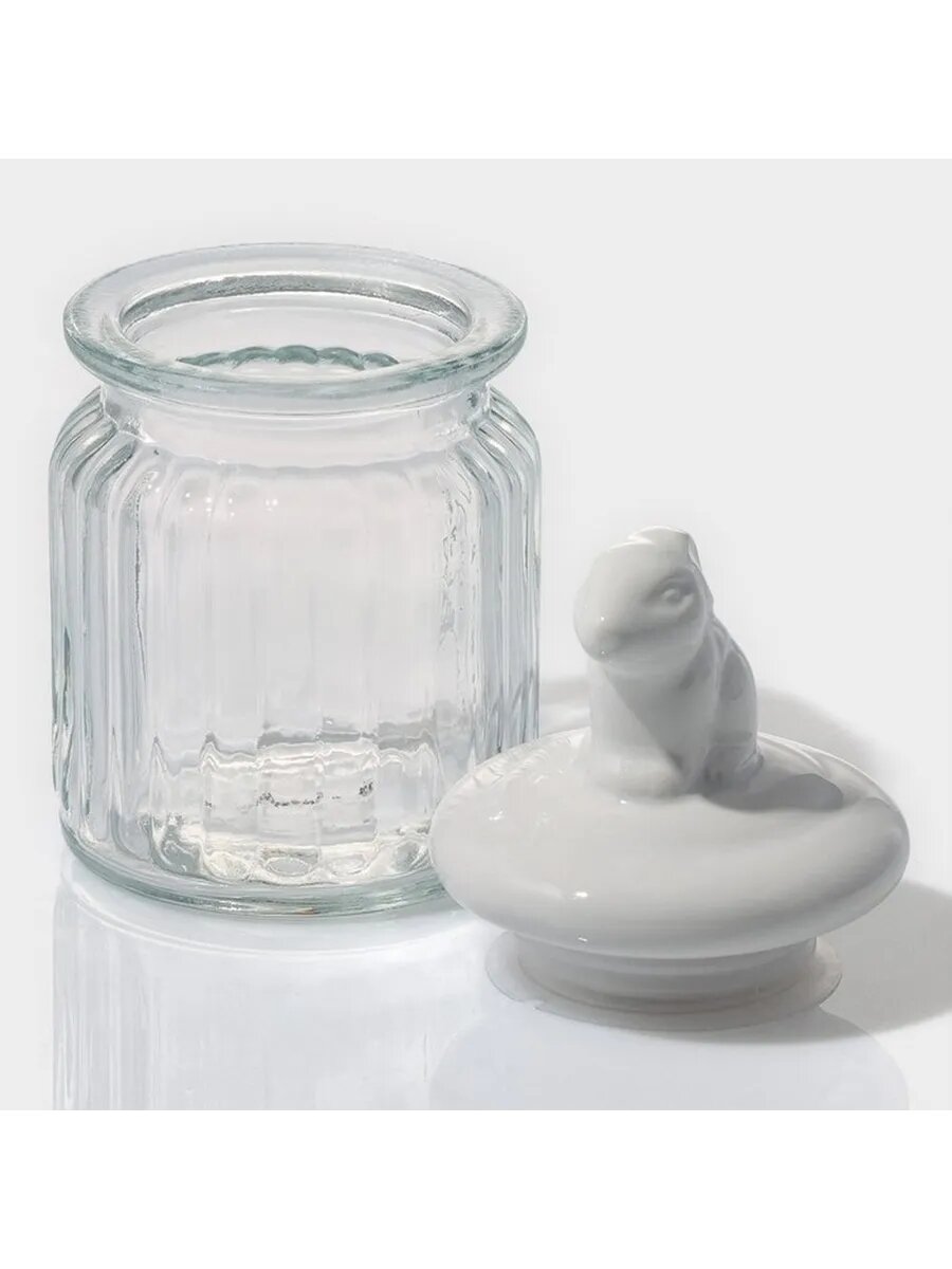 Очаровательная стеклянная банка для сладостей