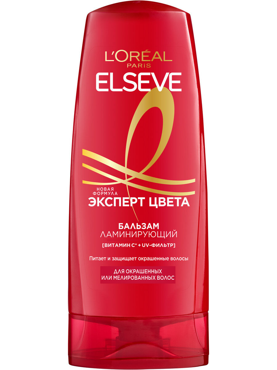 L'Oreal Paris Elseve Ламинирующий бальзам "Эльсев, Эксперт Цвета", для окрашенных или мелированных волос, 200 мл