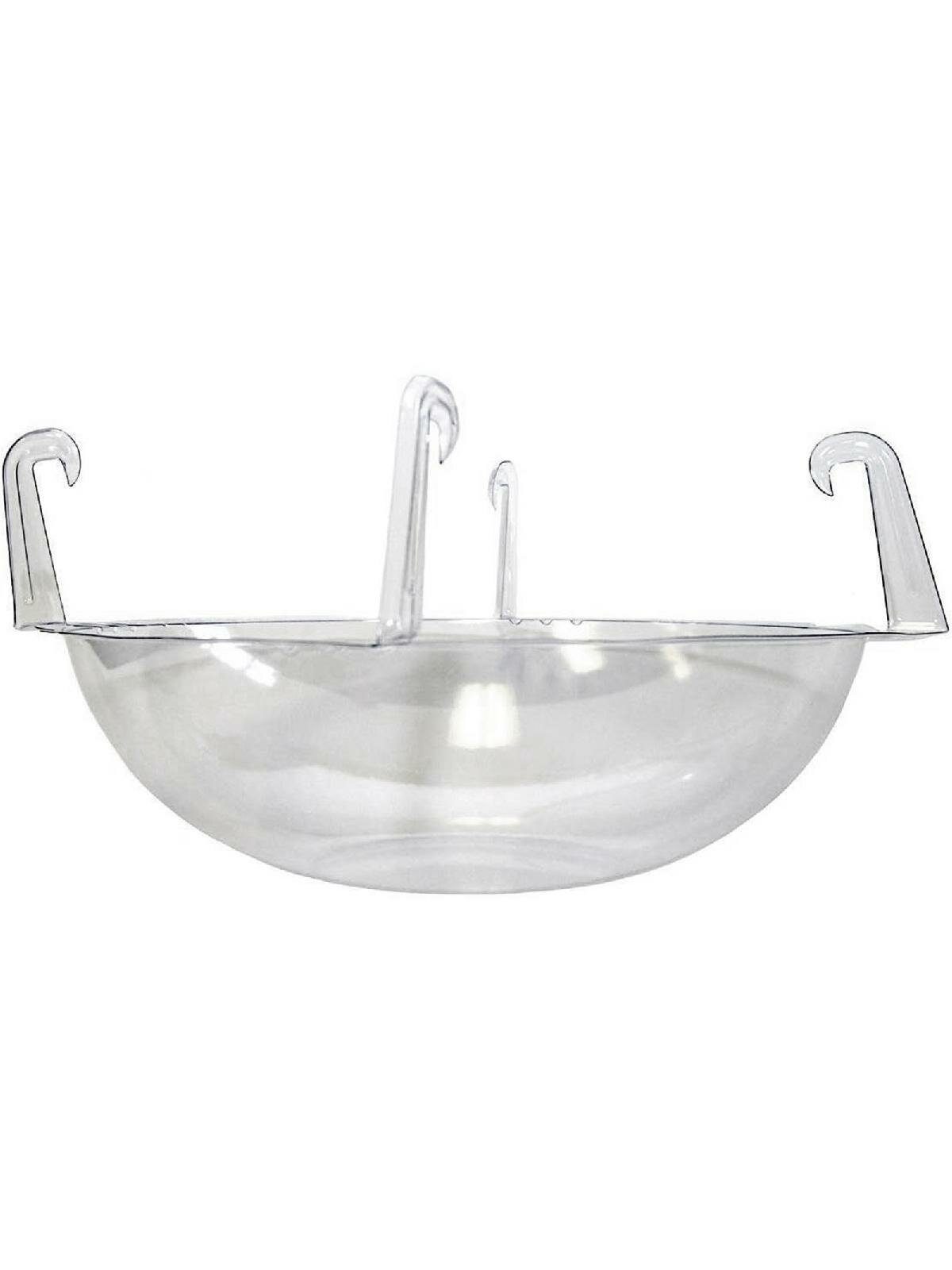 Прозрачное пластиковое Садовое блюдце Для подвесных горшков Дренаж сферической формы