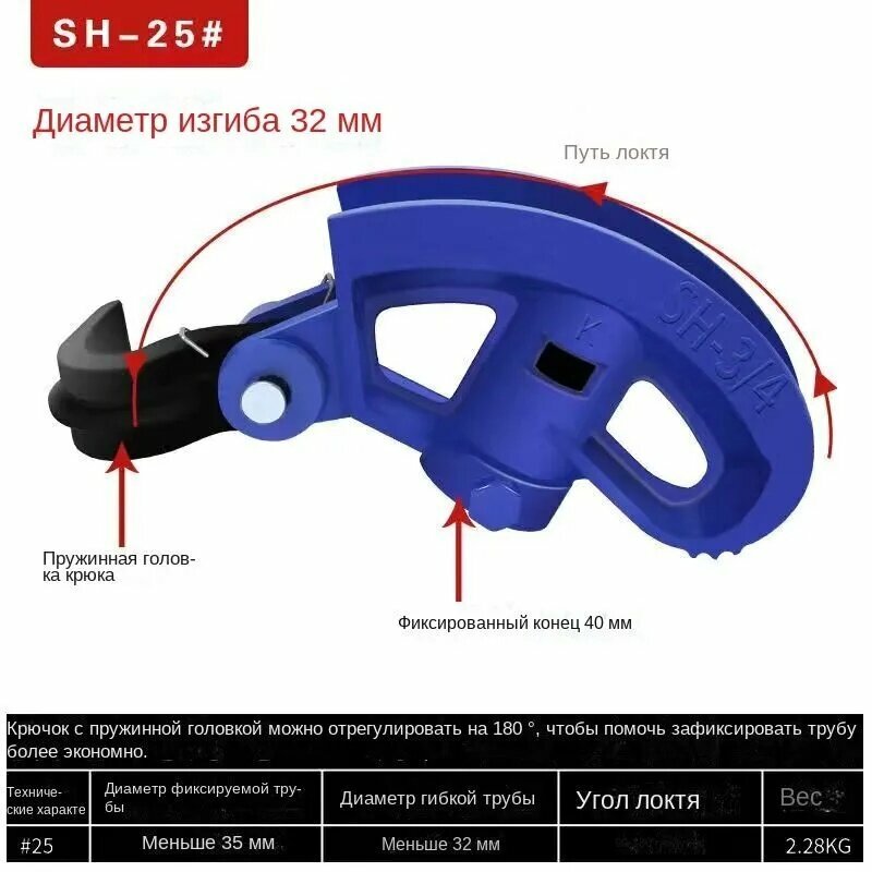 Станок для гибки профильных труб + Hongsheng + ручной, без ручки