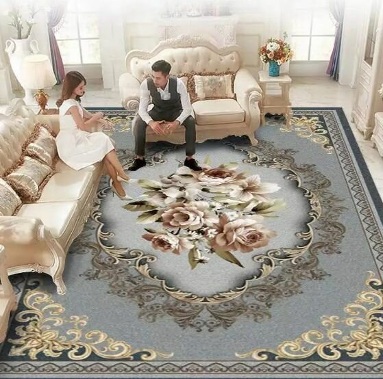 Ковер на пол ковер традиционный с рисунком комнатный, прикроватный в комнату, спальню, гостиную, прихожую
