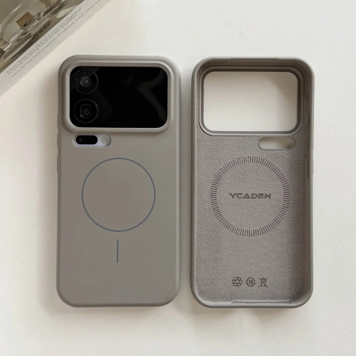 Оригинальный жидкий силиконовый чехол для Magsafe для Xiaomi Серый, LuanShi Gray, For Redmi K80Pro