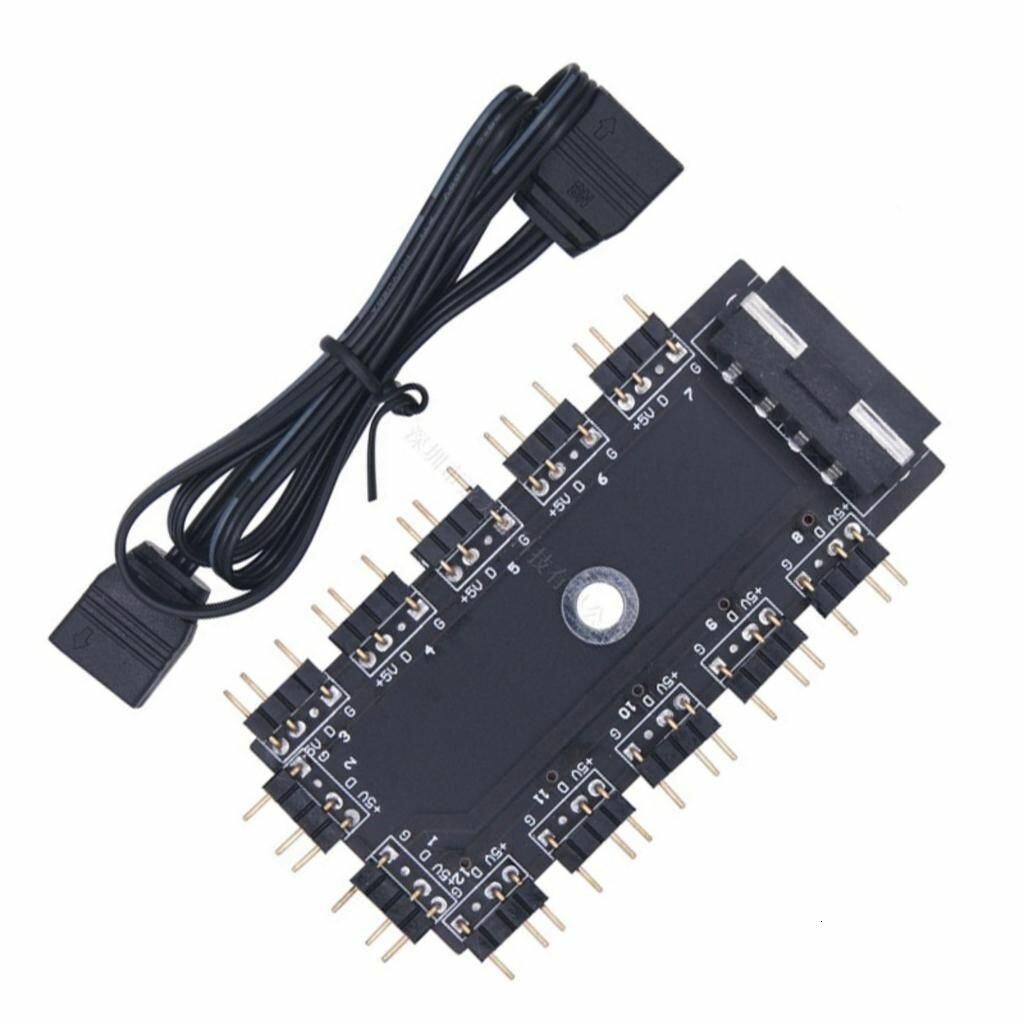 Контроллер ARGB 5V 3-pin, IDE-штекер