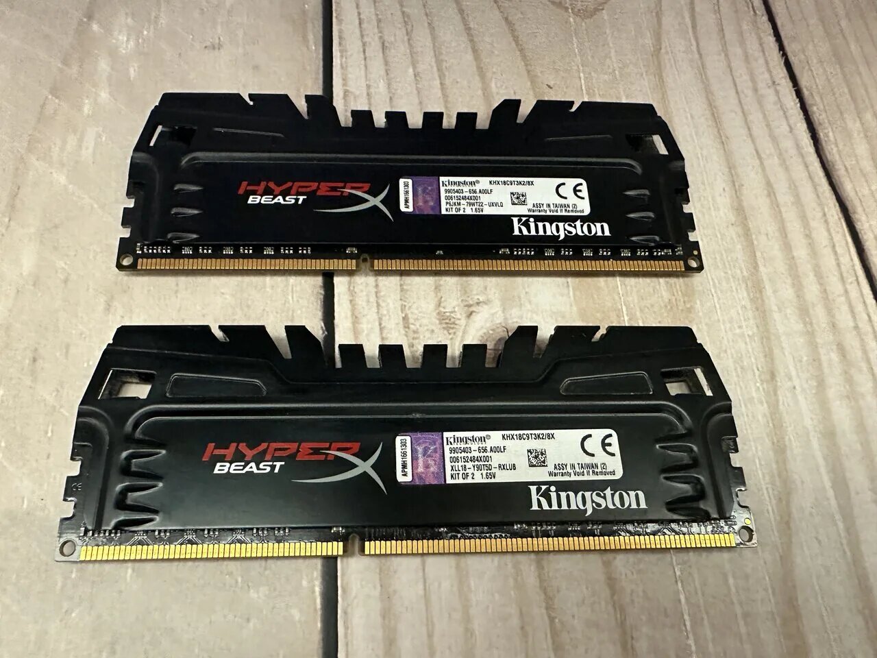 Оперативная память Kingston DIMM 8GB (2x4Gb) 1600MHz DDR3 CL9 Beast Series Hyper X KHX18C9T3K2/8X