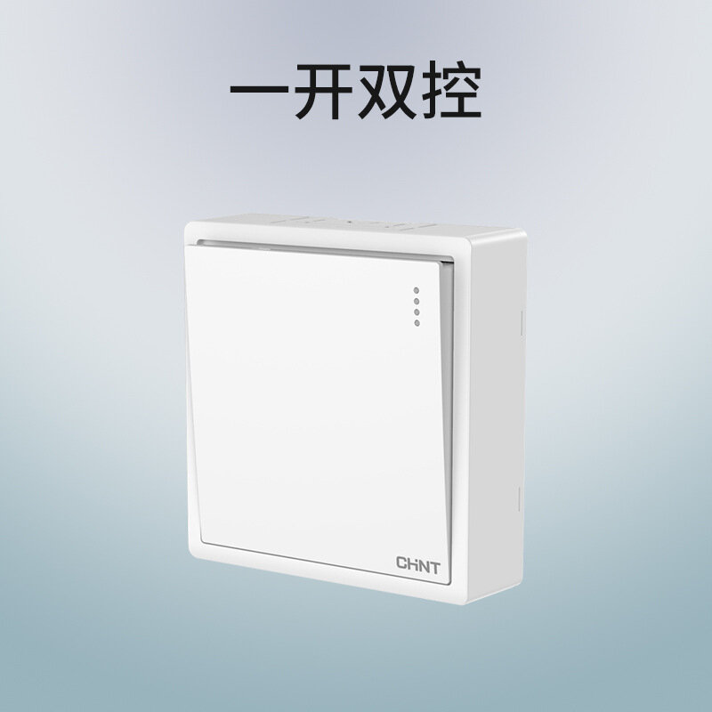 Панель розетки переключателя Zhengtai 1Y пористая Бытовая стена открытый переключатель одно открытое пять отверстий с