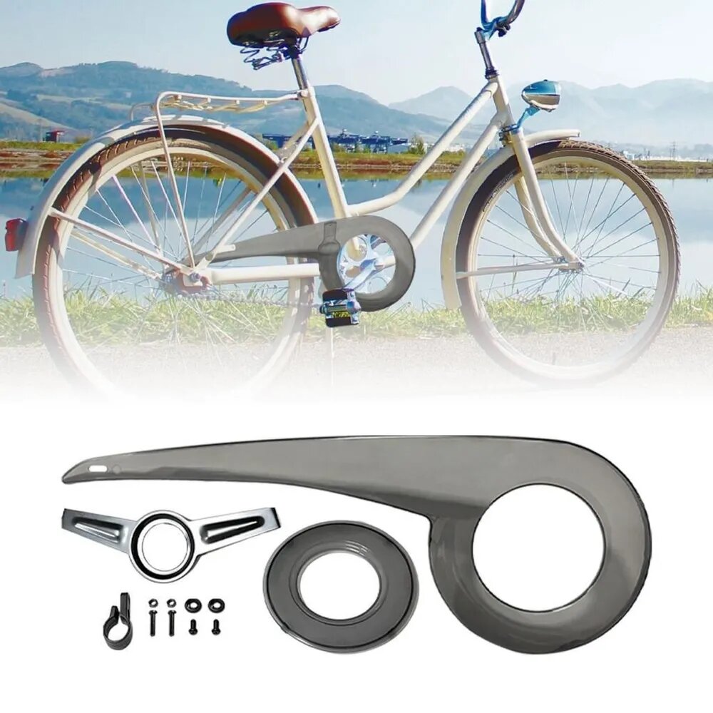 Велосипедный кожух цепи 54х19 см, универсальный защитный чехол для цепи, подходит для велосипедов 38-40T