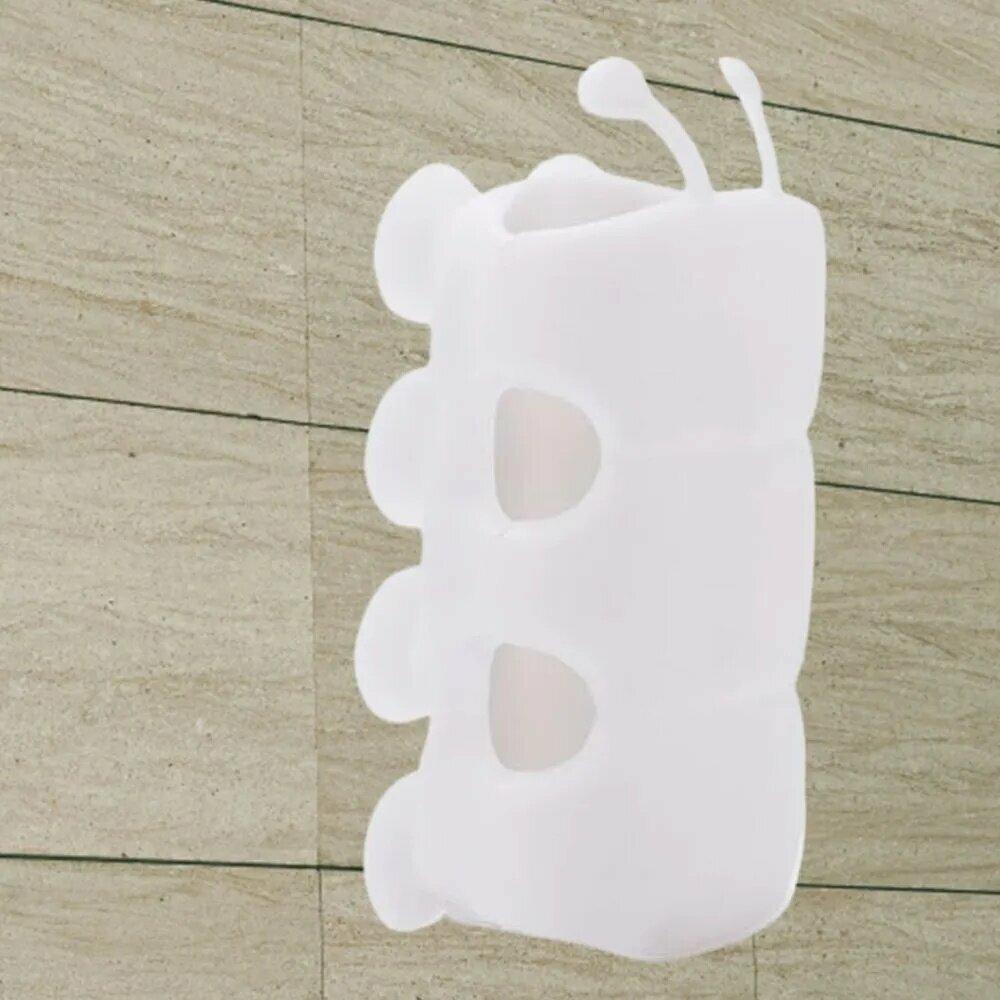 Силиконовый держатель насадки для душа Держатель насадки для душа без перфорации на присоске (белый)