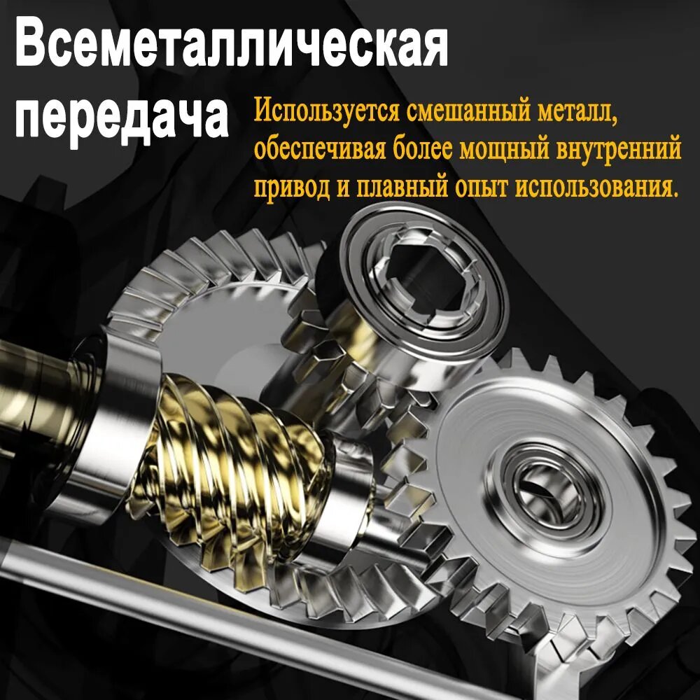IVIKER Катушка безынерционная 2000 5.2:1 12+1 подшипников передний + задний фрикцион черная — фото 1