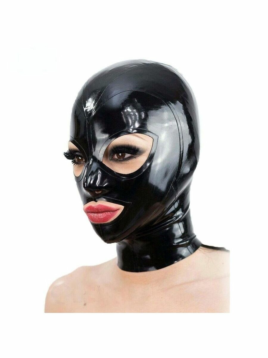 Маска БДСМ 100% Латексная Резиновая SM