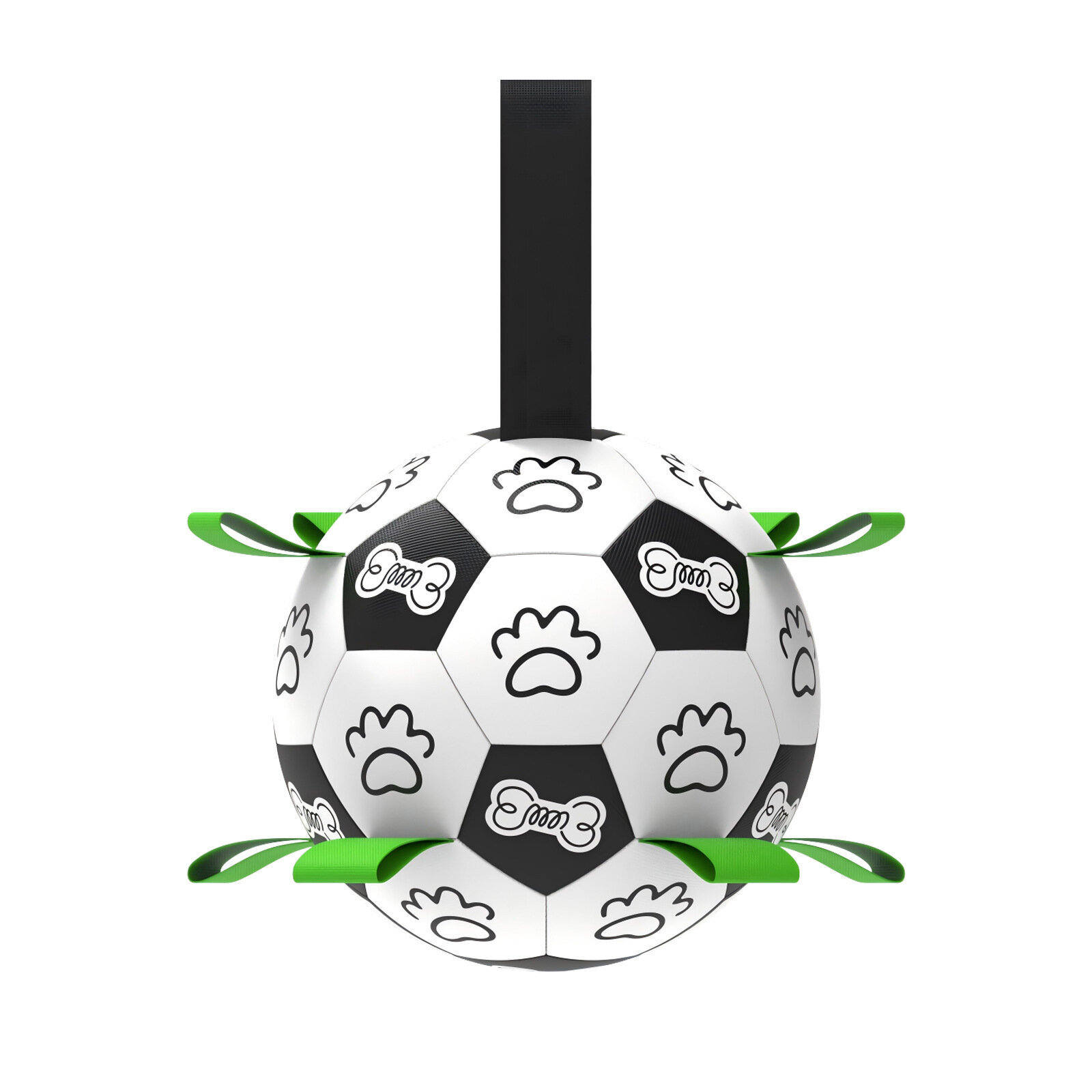 Футбольный мяч-игрушка для собак, прочный и устойчивый к разгрызанию, снимает скуку,