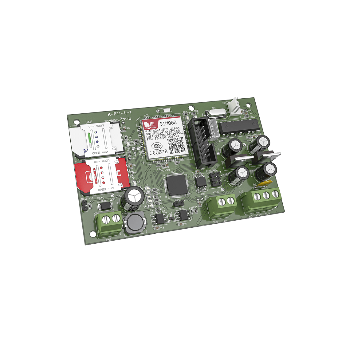 Контакт GSM-5-RT1 Light Ритм Охранная контрольная панель Ademco ContactID