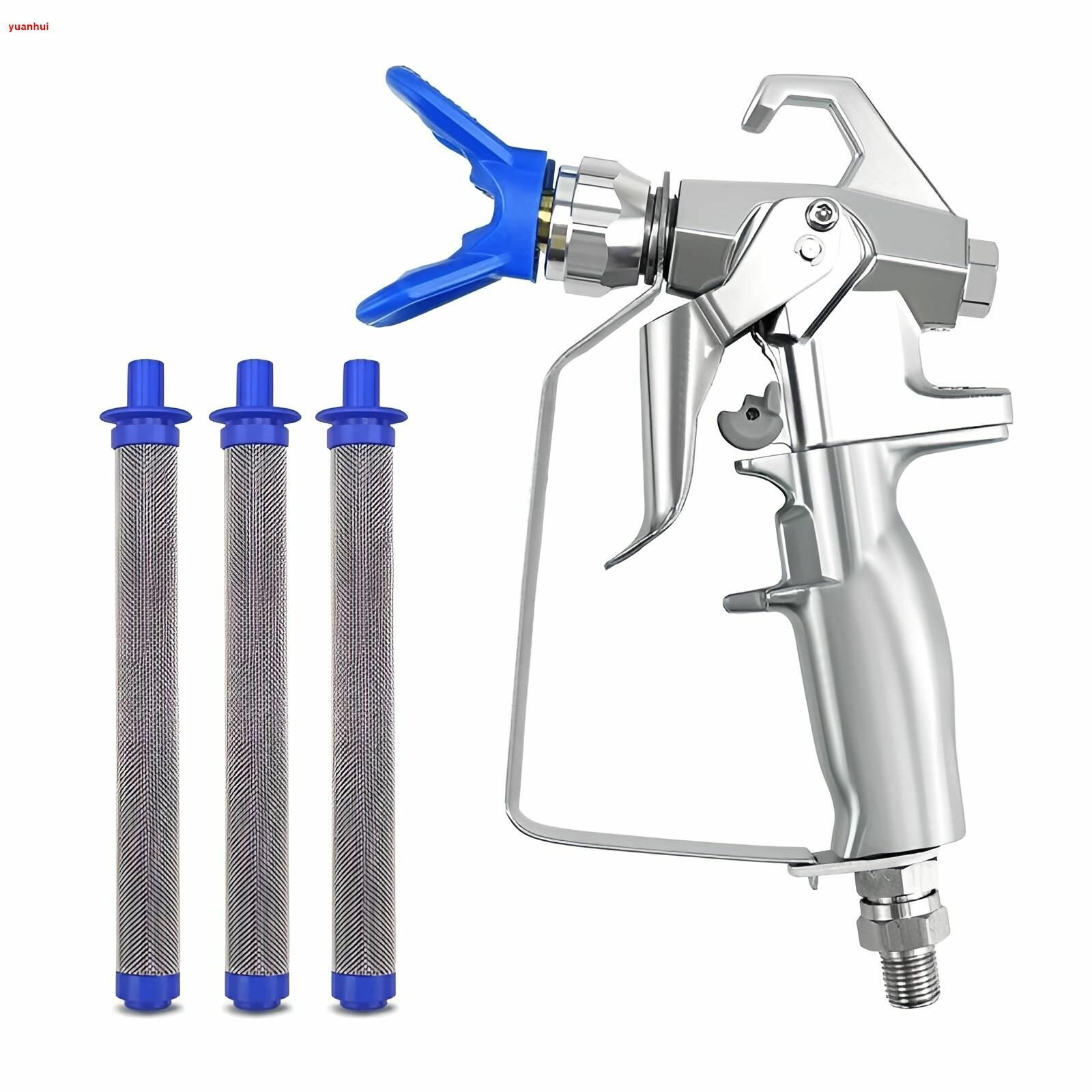 Краскопульт высокого давления безвоздушного распыления защитное сопло