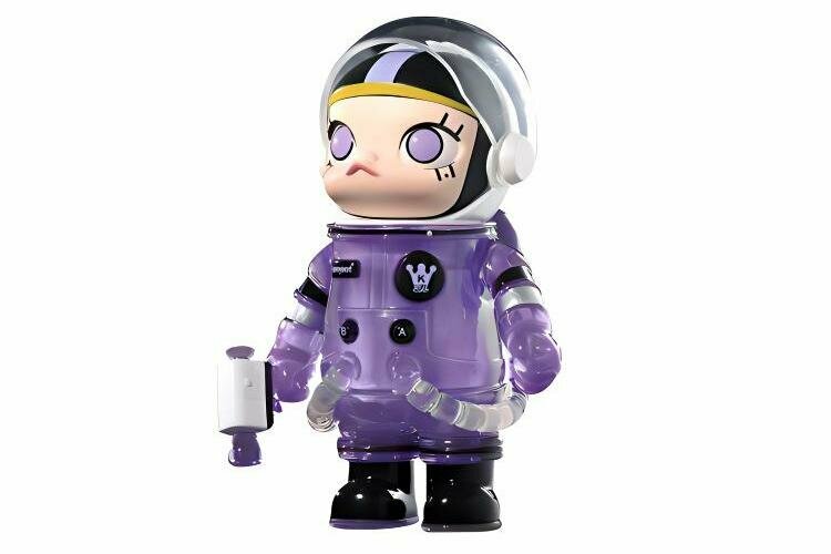 Фигурка унисекс POP MART ALIEN Molly Astronaut, Amethyst, 8.5 см, purple