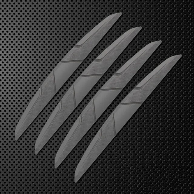 Защитные накладки на кромку двери Dark Grey