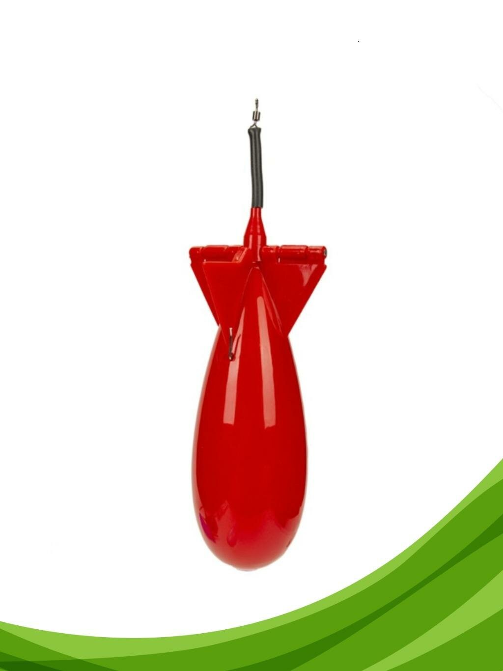 Пеллет-ракета для кормушки, красный - Маленький 11 см