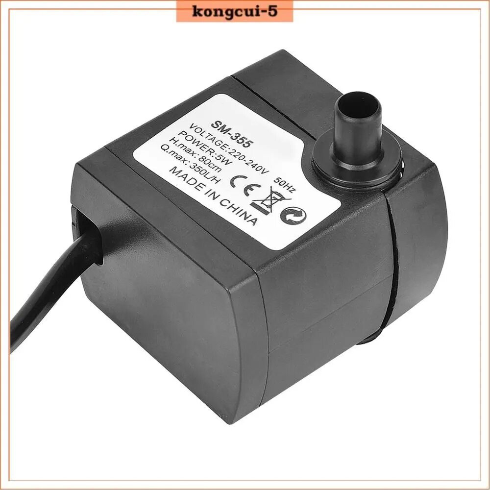 Насос для аквариума SM-355, мощный и тихий, для рыбы и гидропоники