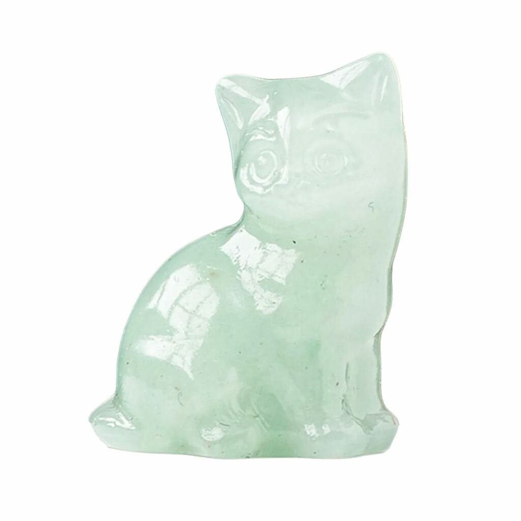 Фигурка Для Вырезания Счастливого Кота-Донглинг Из Нефрита