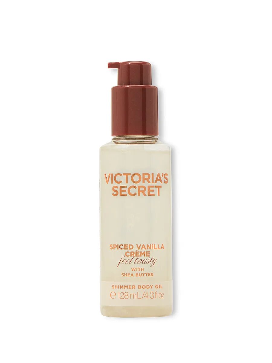 Victoria's Secret масло шиммер для тела с Highlighting Body Oil , Spiced Vanilla Creme Shimmer