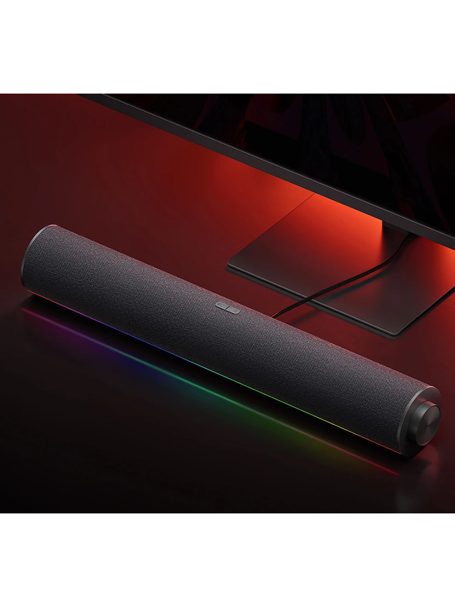 Xiaomi саундбар для компьютера Desktop Speaker RGB (ASB02A), черный (китайская версия)