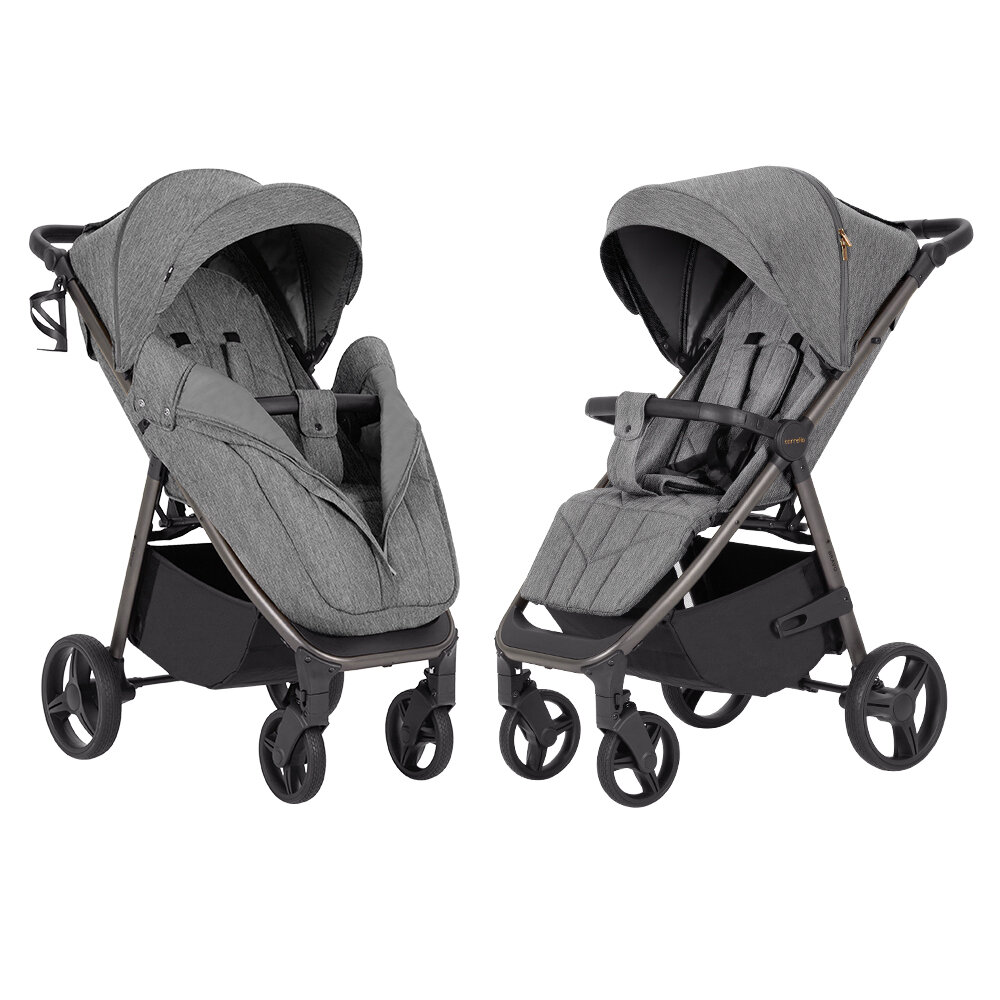 Прогулочная коляска Carrello Bravo CRL-8512 PU Metal Grey 2026