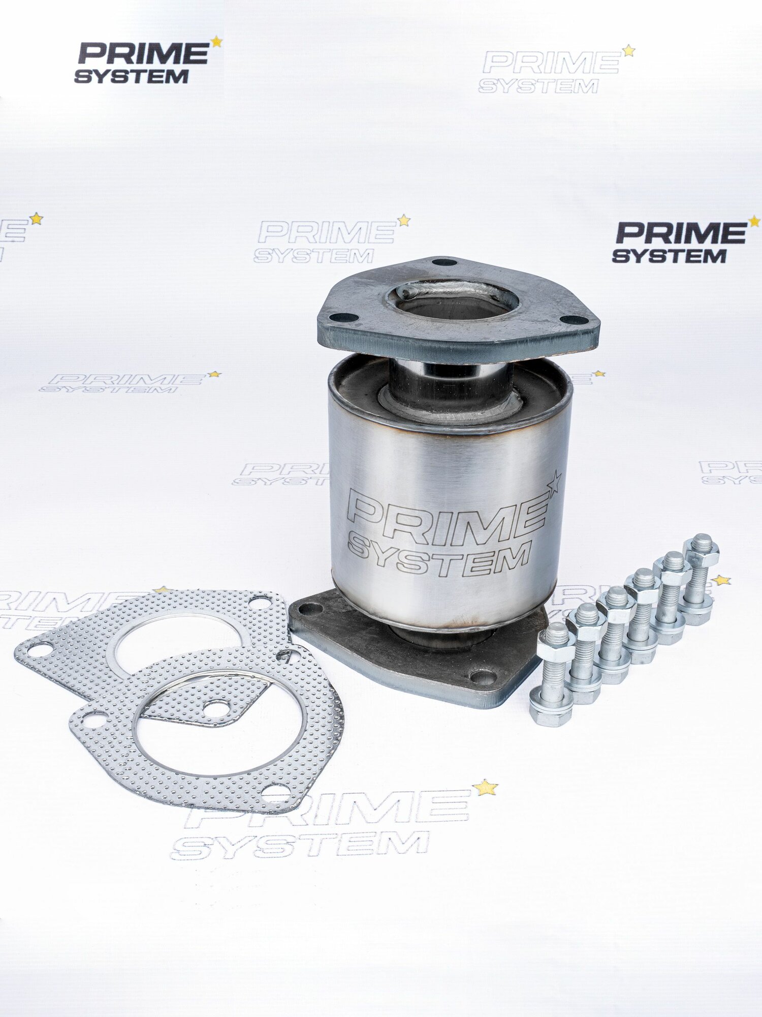 Пламегасите PRIME SYSTEMль вставка GM Chevrolet (Cruze, Lacetti, Aveo) с прокладками и крепежом комплект