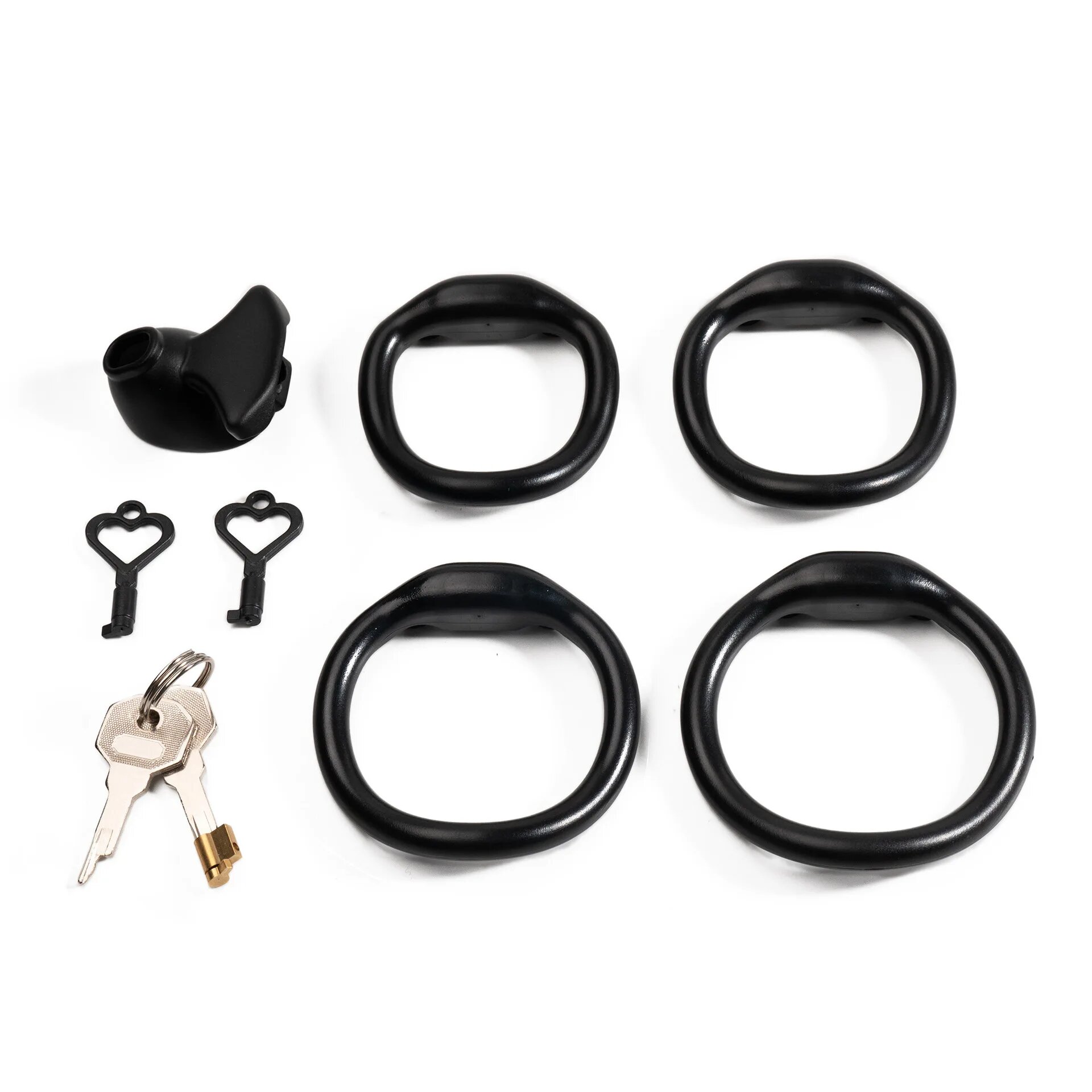 Мини-клетка целомудрия для мужчин, устройство с положительным/отрицательным воздействием, Black