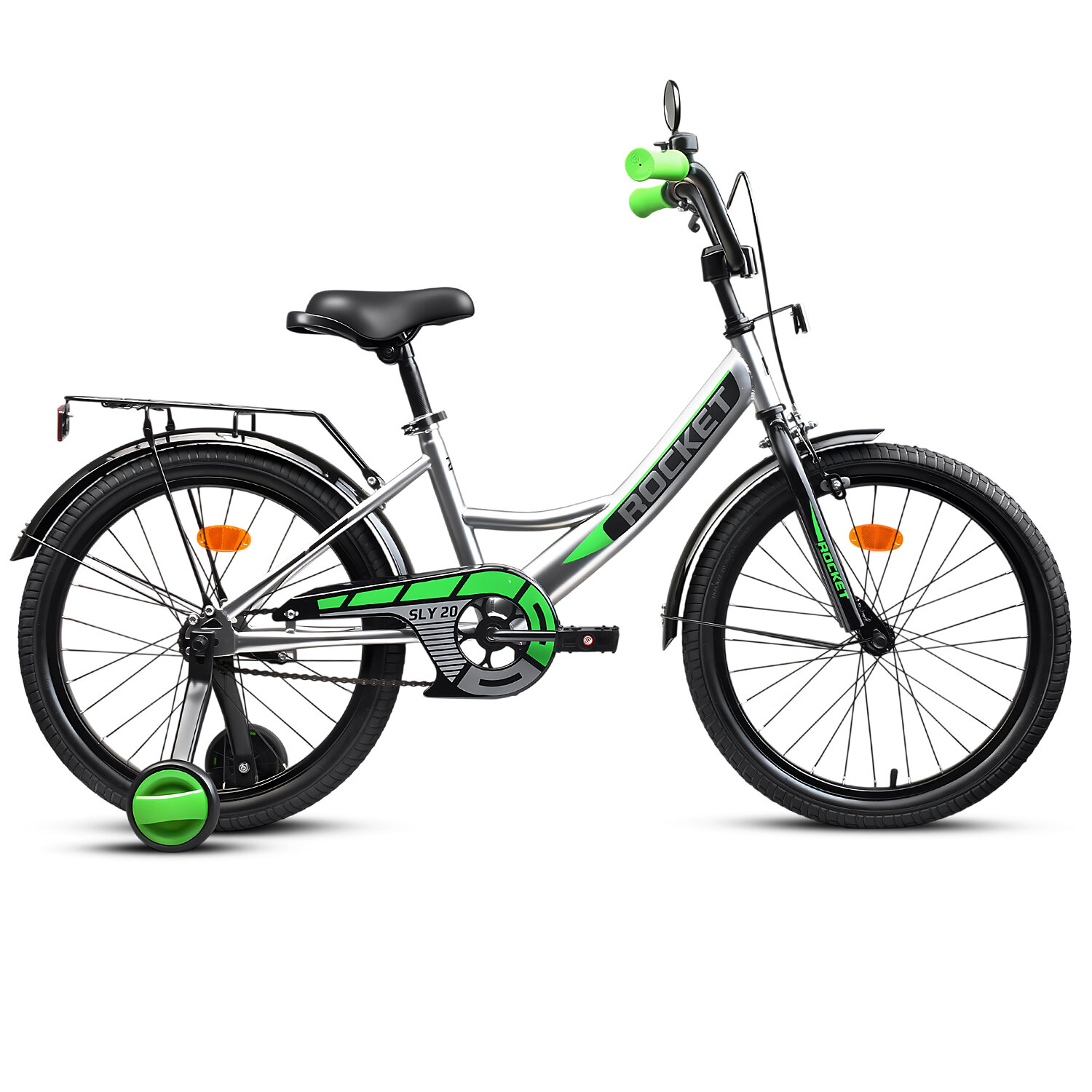 Велосипед Rocket Sly 5129317957, для детей 6-8 лет, 20", с тормозами, городской