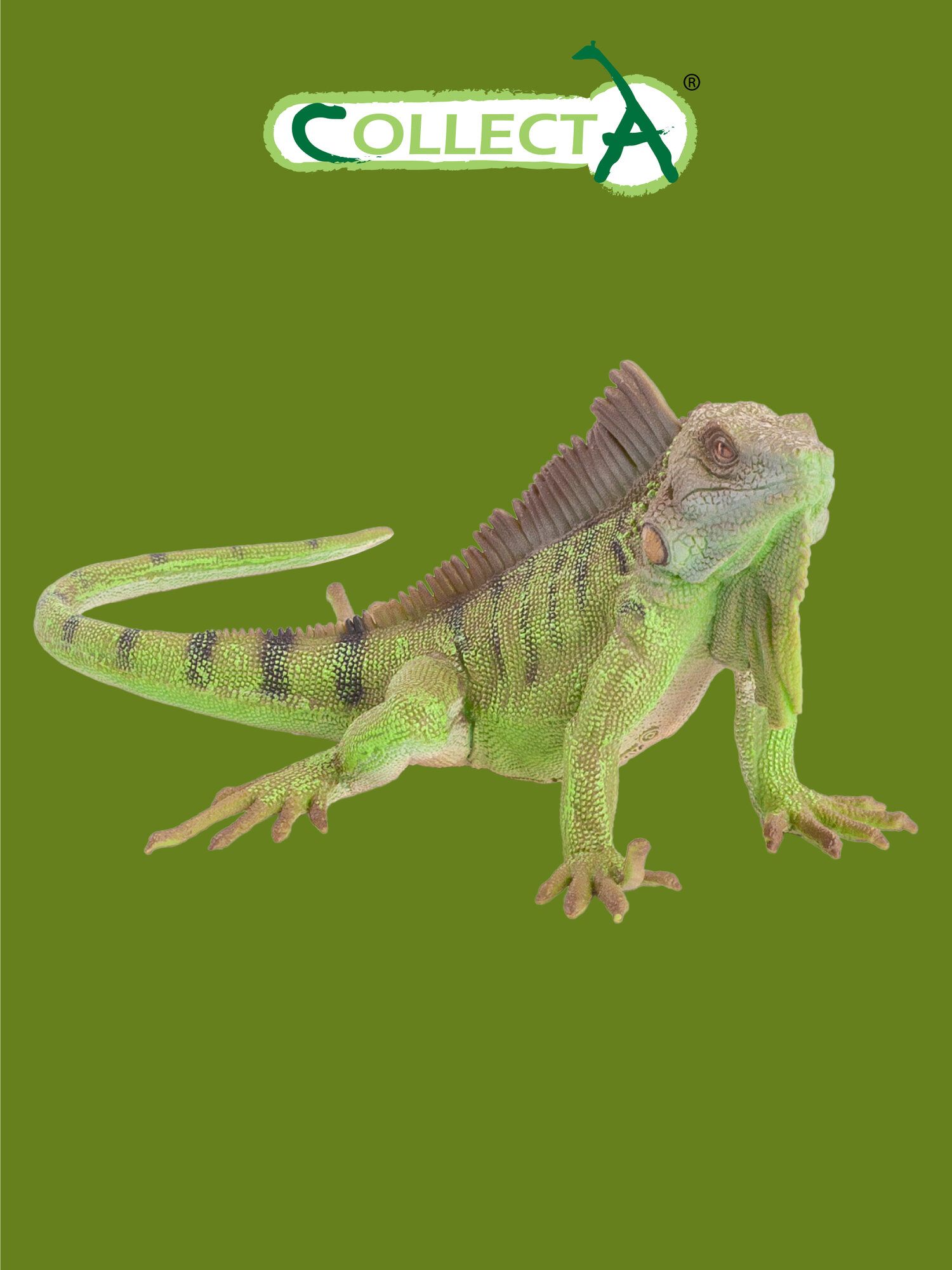 Фигурка животного Collecta "Игуана" коллекционная, высота 6 см, 88965b