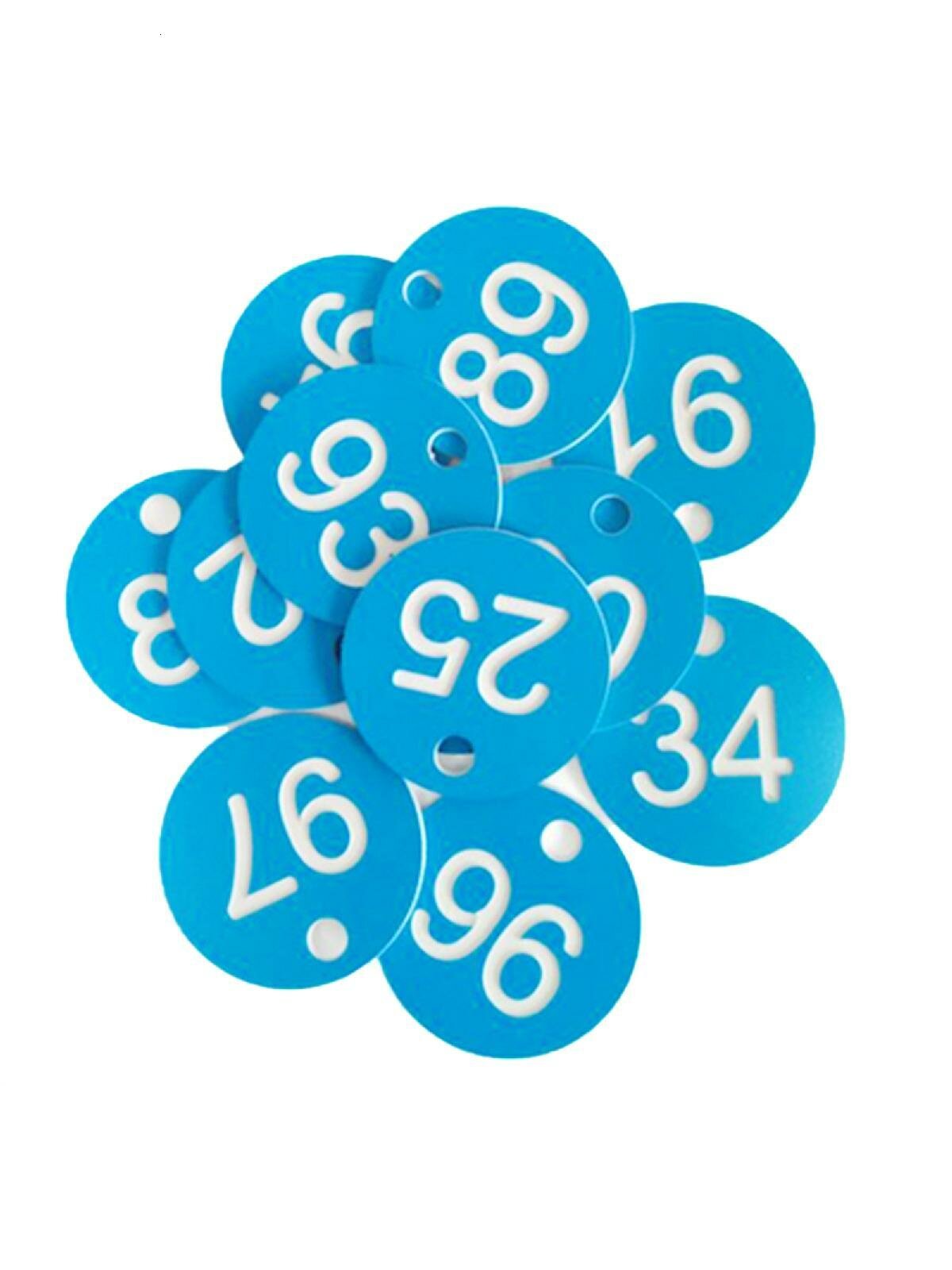 Бирки для маркировки багажа, Синий