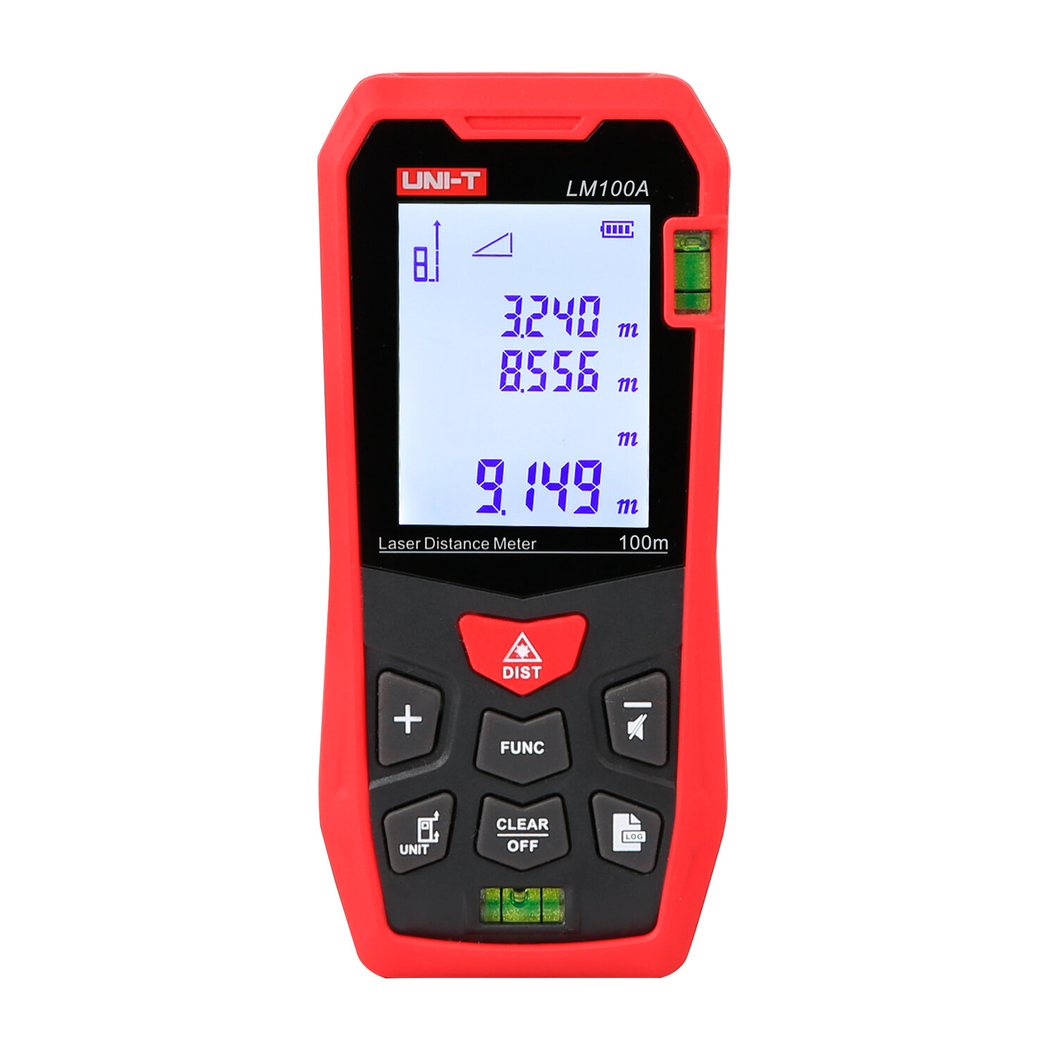 Лазерный дальномер UNI-T LM100A, точность 0.1 мм, дальность измерения до 100м
