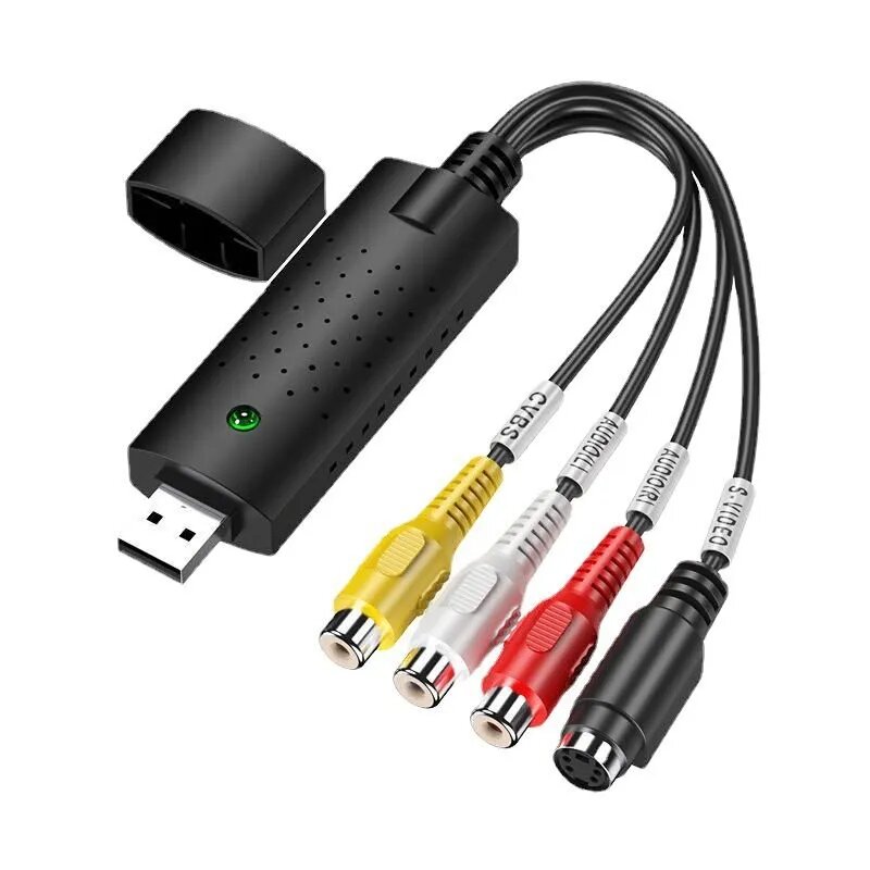 Кабель для мобильных устройств RCA/USB 2.0 Type-A, черный