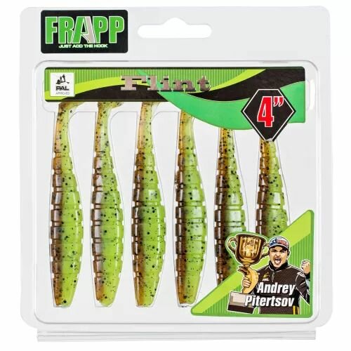 Силиконовая приманка Frapp Flint 4 10см. 6шт. вес: 7гр. #26